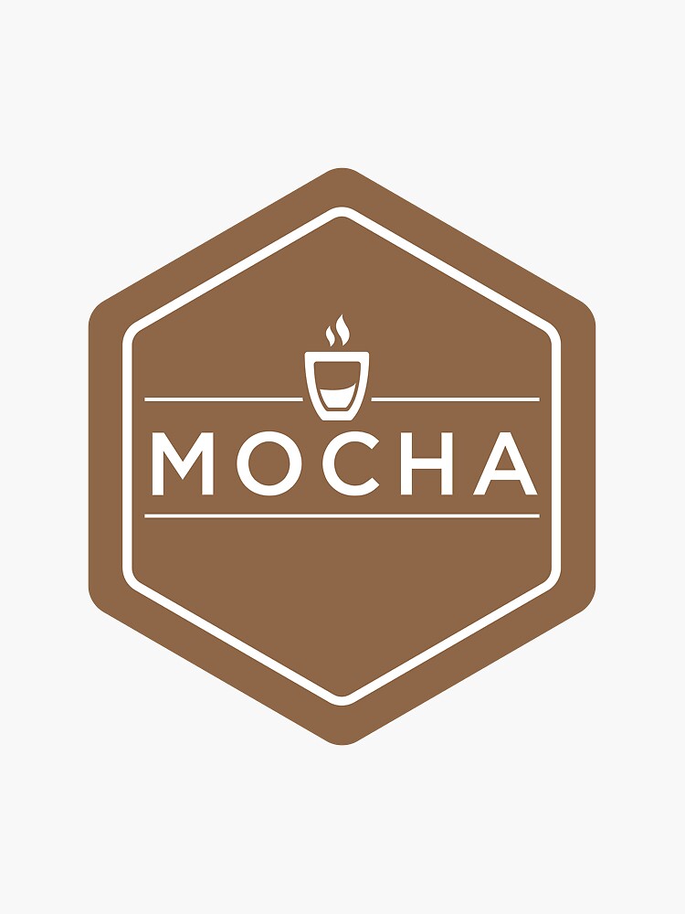 "mocha" Sticker by codesticker | Redbubble
