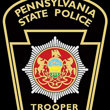 "Pennsylvania State Police Trooper Badge Shield " Sticker for Sale by ...
