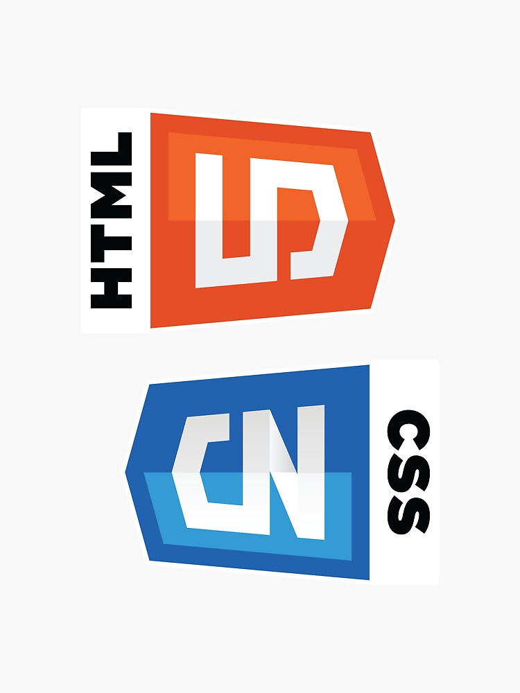 "HTML & CSS" Sticker by codesticker | Redbubble