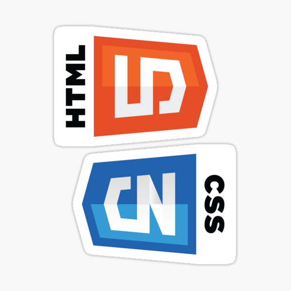 "HTML & CSS" Sticker by codesticker | Redbubble