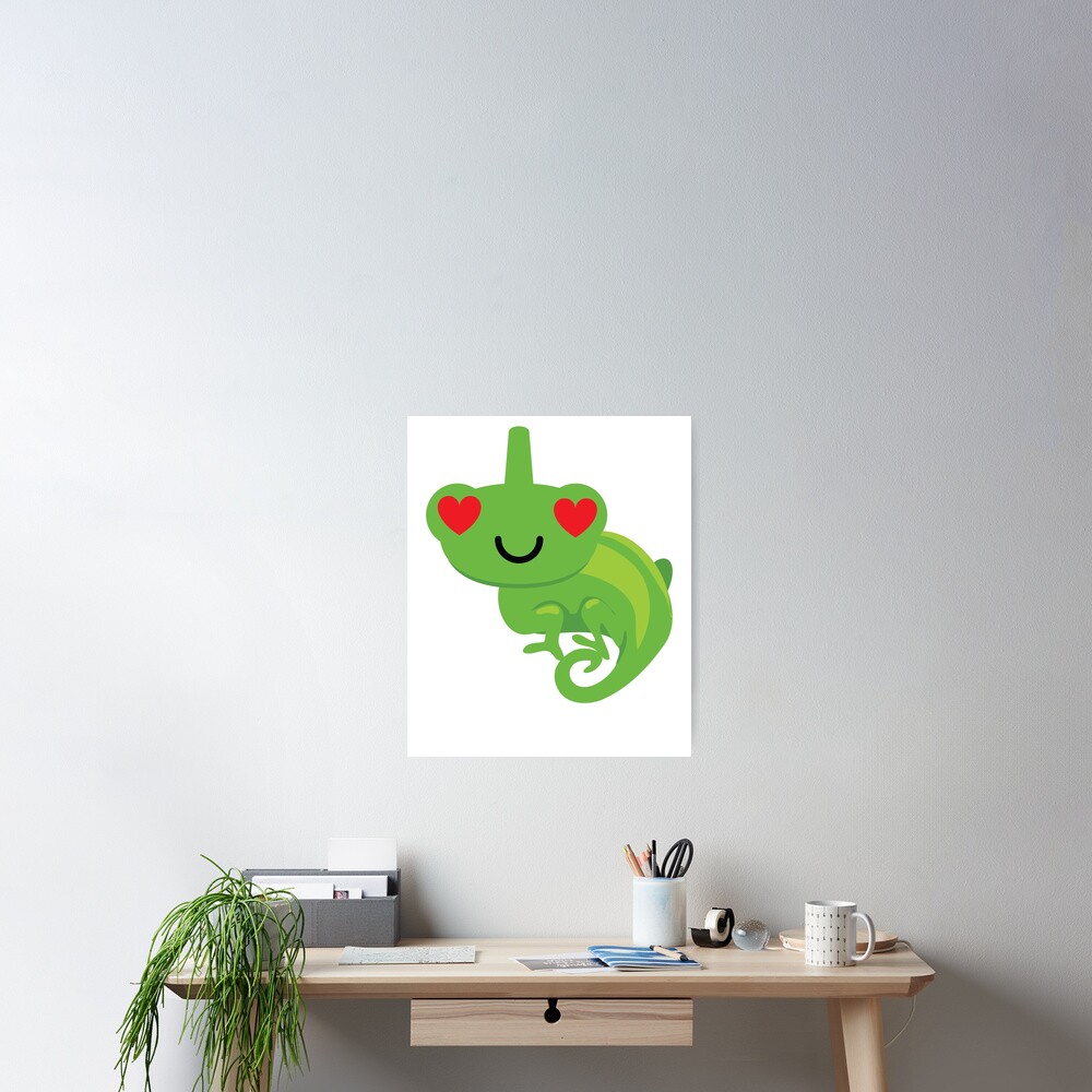 "Chamäleon Emoji" Poster von HippoEmo | Redbubble