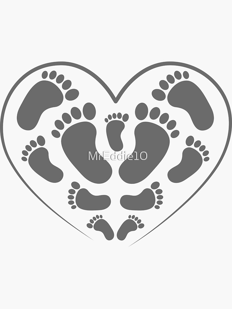 "Podiatry DPM Heart Feet Art" Sticker for Sale by MrEddie10 | Redbubble