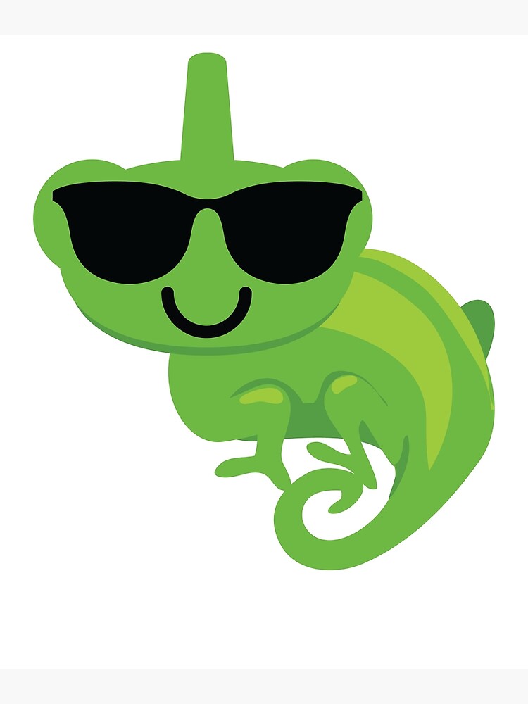 "Chamäleon Emoji" Poster von HippoEmo | Redbubble