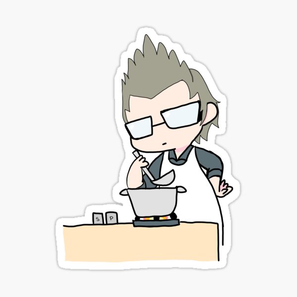 "FFXV Chef Iggy" Sticker by Suzupanda | Redbubble