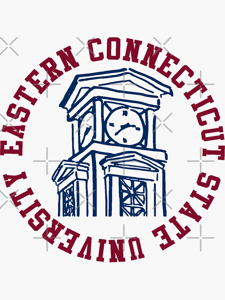 "Eastern Connecticut State University ecsu warriors logo" Sticker for ...