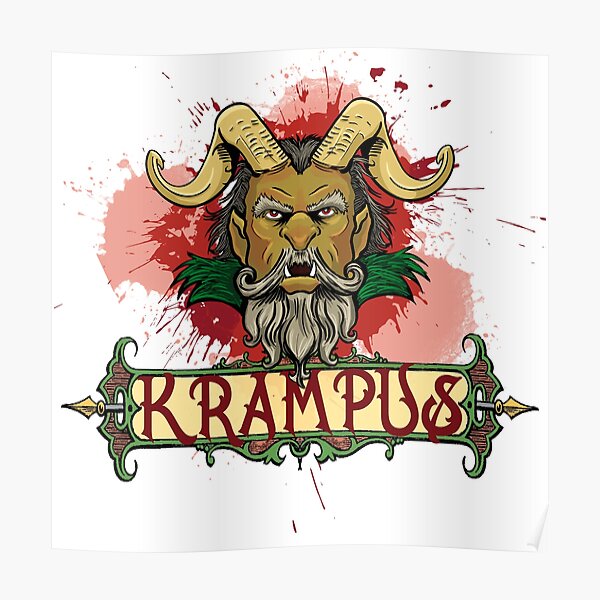 "Krampus" Poster for Sale by TheHawksAerie | Redbubble