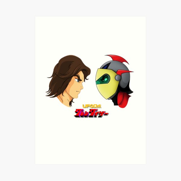 "Actarus & Goldrake" Art Print by Ommik | Redbubble