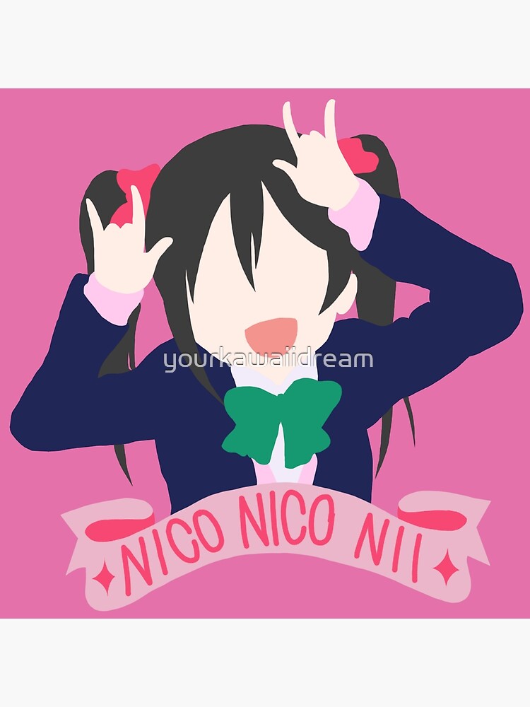"Nico Nico Nii" Poster by yourkawaiidream | Redbubble