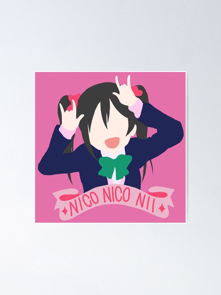 "Nico Nico Nii" Poster by yourkawaiidream | Redbubble