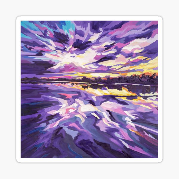 "Lake Albert Sunset" Sticker for Sale by Maggiedeall | Redbubble