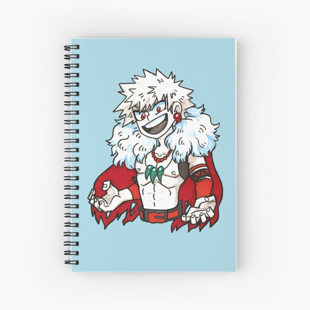 "Barbarian Bakugou" Spiral Notebook for Sale by SaiSaiChan | Redbubble