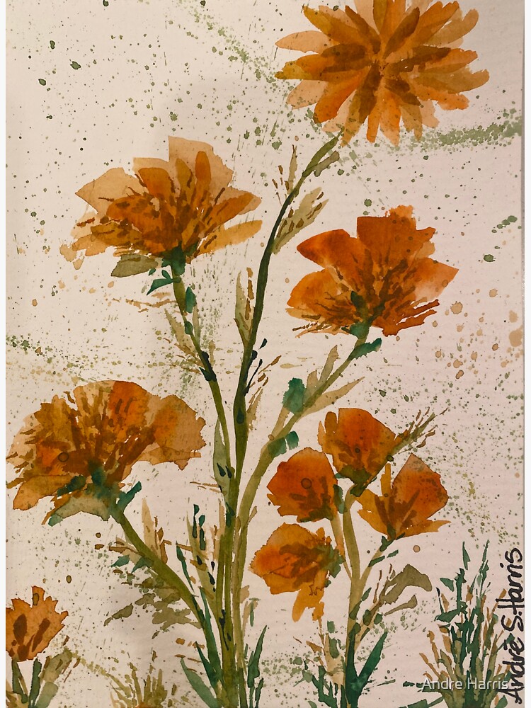 "Pua Nani Orange (Beautiful Flowers in Hawaiian)" Sticker for Sale by ...