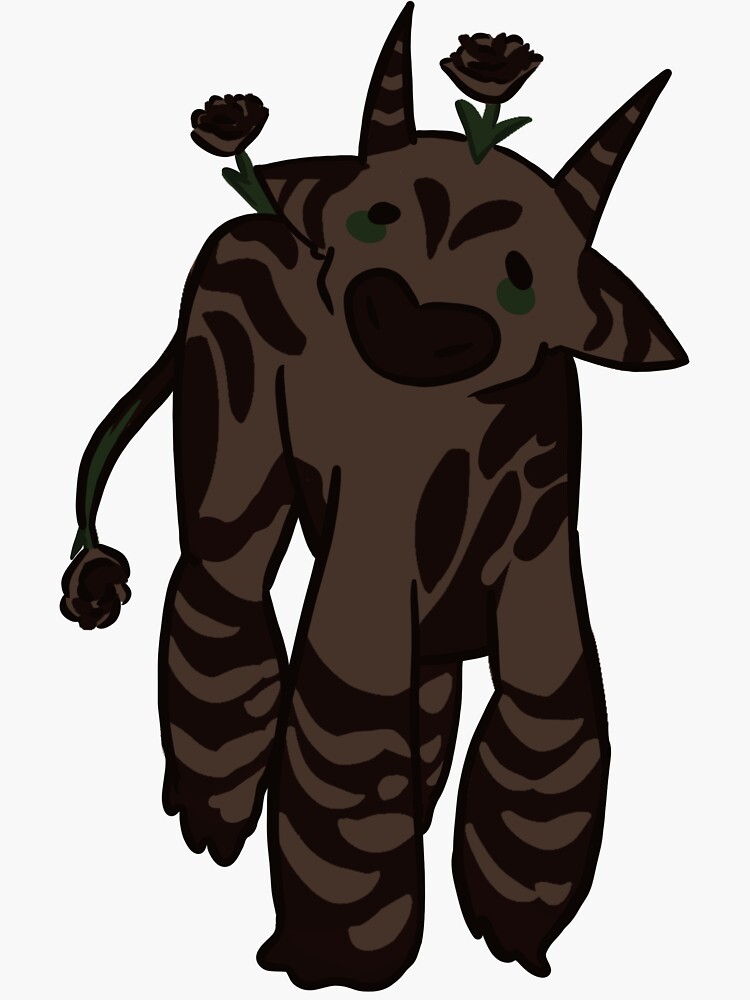 "minecraft wither rose moobloom" Sticker for Sale by aokayah | Redbubble