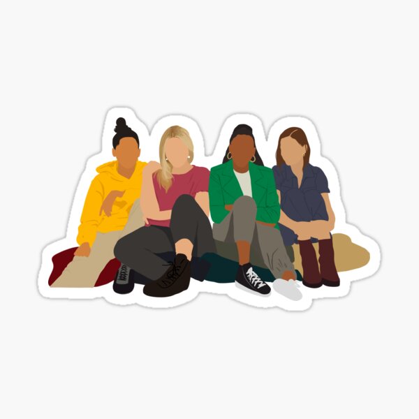 "The s** lives of collage girls " Sticker for Sale by cranberryrose22 ...