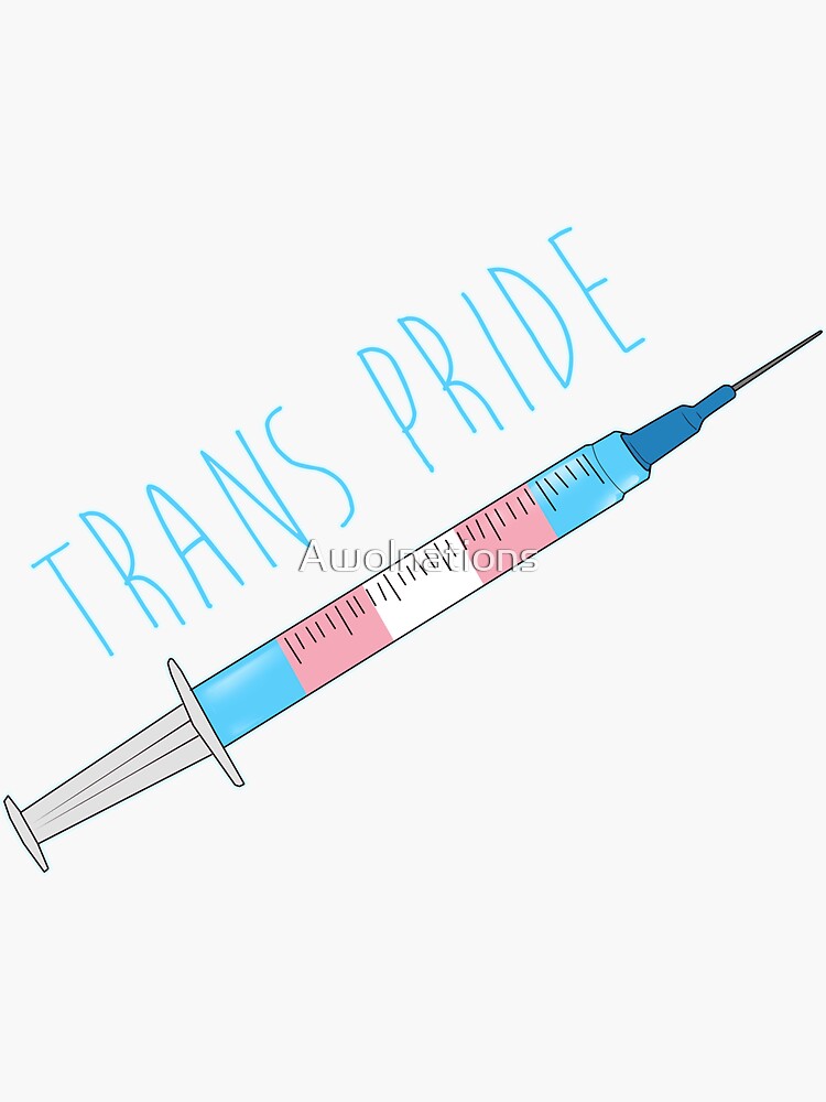 "Trans Pride" Sticker for Sale by Awolnations | Redbubble
