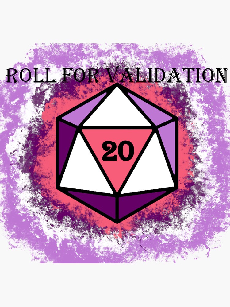 "Roll For Validation: Acespike" Sticker for Sale by Izayo-Darke1 ...