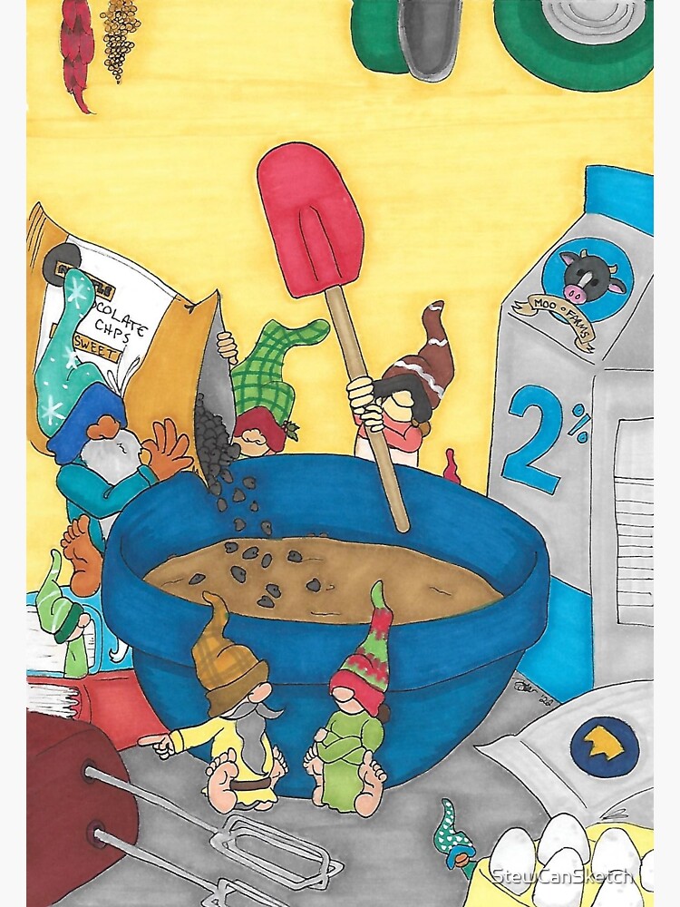 "Hobb Nobbs Making Cookies -25 Days of Hobb Nobbs 2022" Sticker for ...