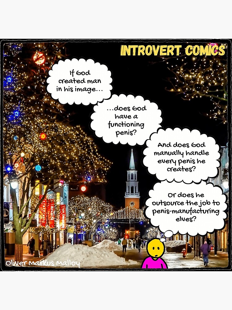"Introvert Comics: Christmas Time" Greeting Card for Sale by ...