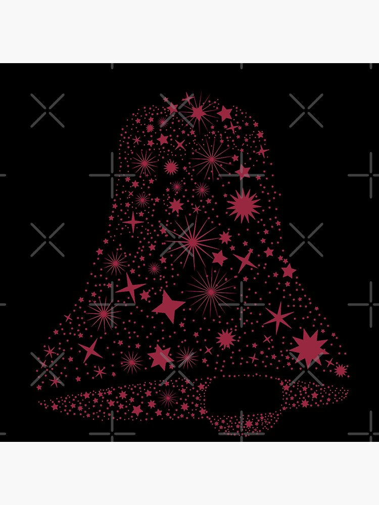 "Pantone color of the year 2023 Viva Magenta, Christmas 2023" Art Print ...