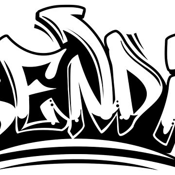 "Send it graffiti" Sticker for Sale by D4mon | Redbubble
