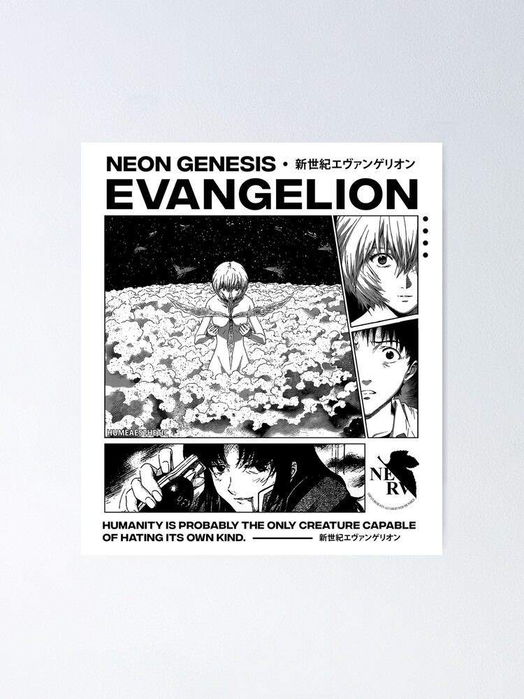 "Rei Ayanami Evangelion Aesthetic Light" Poster for Sale by YALPOShop | Redbubble