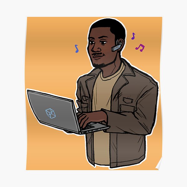 "Alec Hardison" Poster for Sale by shrimpedchip | Redbubble