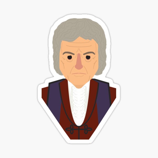 "Third Doctor" Sticker for Sale by CameronGillum | Redbubble