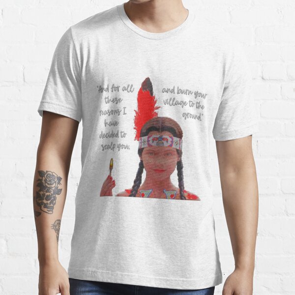 "Wednesday Addams Family Values Native American Embroidered" T-shirt ...
