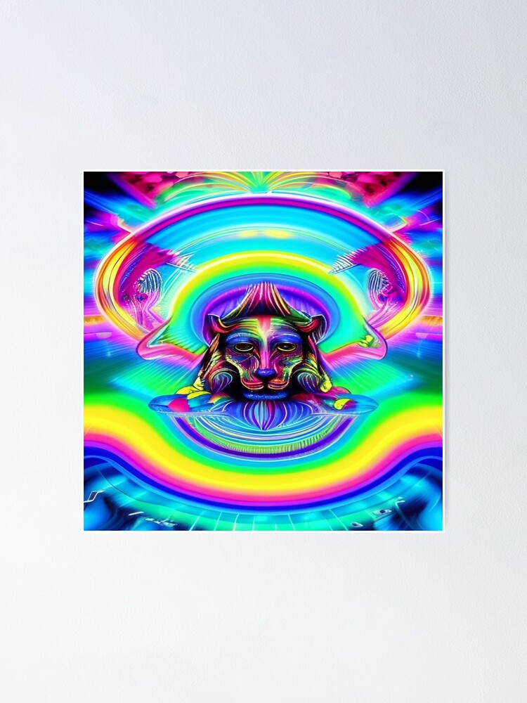 "Colorado magic mushrooms Psychedelic Circus digital art" Poster for ...