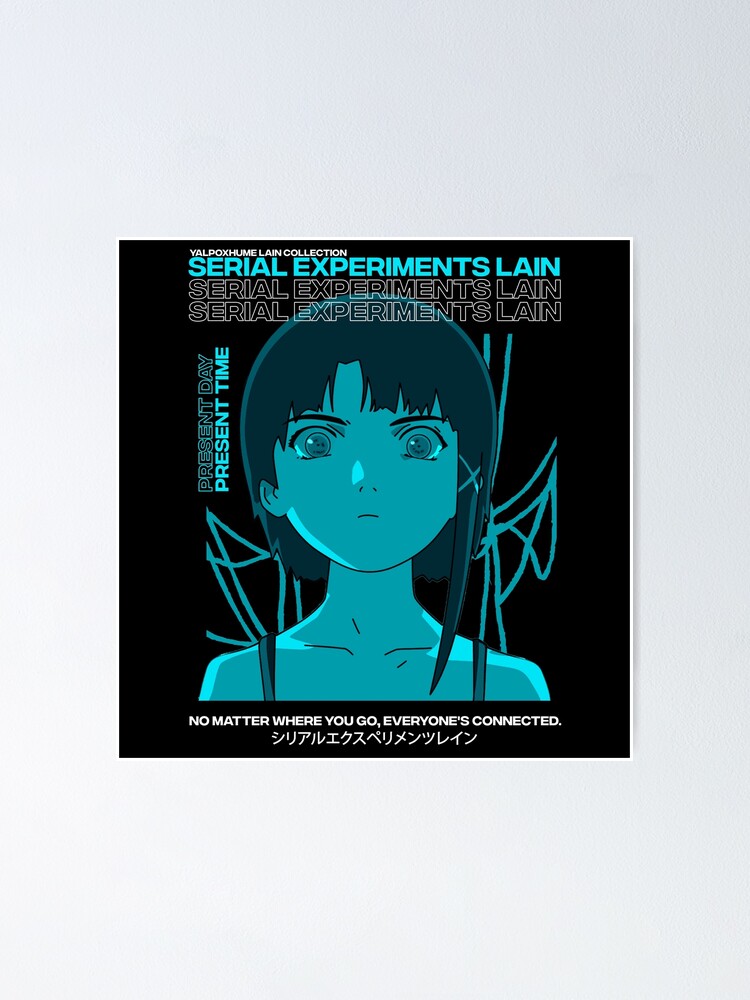 "Serial Experiments Lain Aesthetic Retro Darker" Poster for Sale by YALPOShop | Redbubble