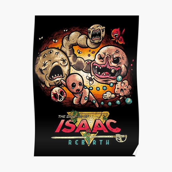 "Binding of issac " Poster for Sale by Creationsofwill | Redbubble