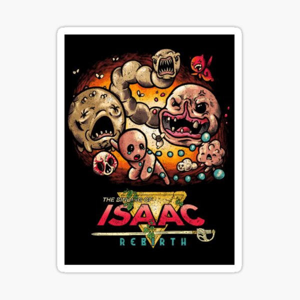 "Binding of issac " Sticker for Sale by Creationsofwill | Redbubble