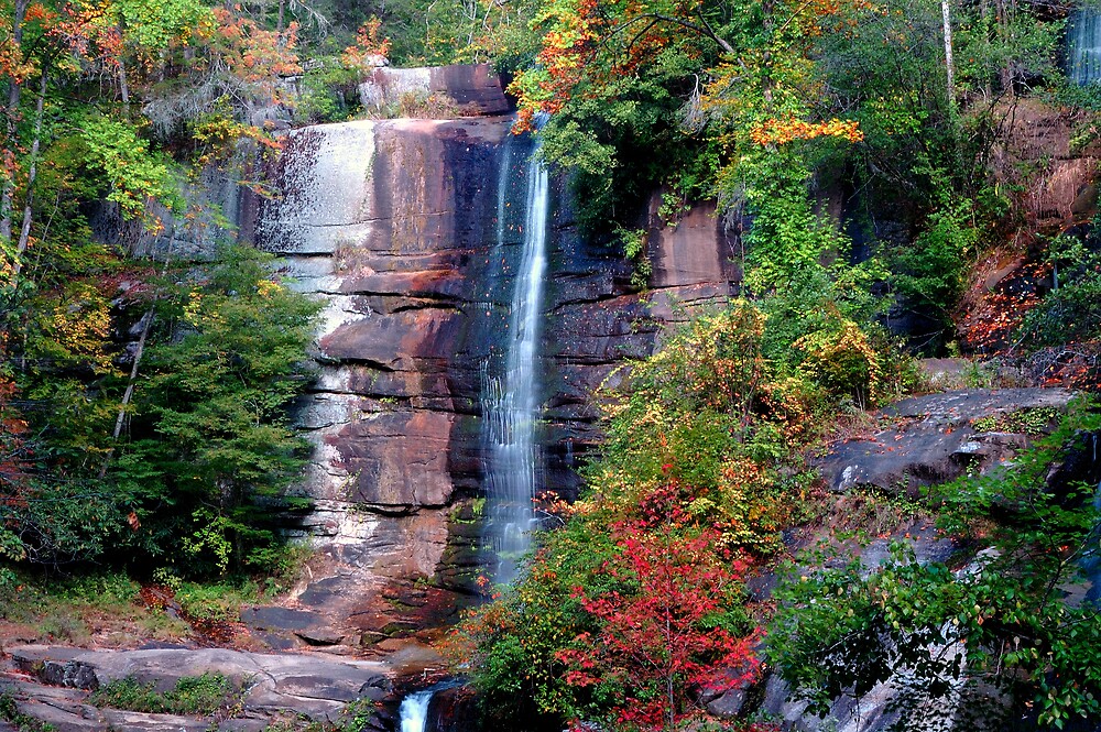 "Twin Falls, Pickens, South Carolina" by fauselr | Redbubble