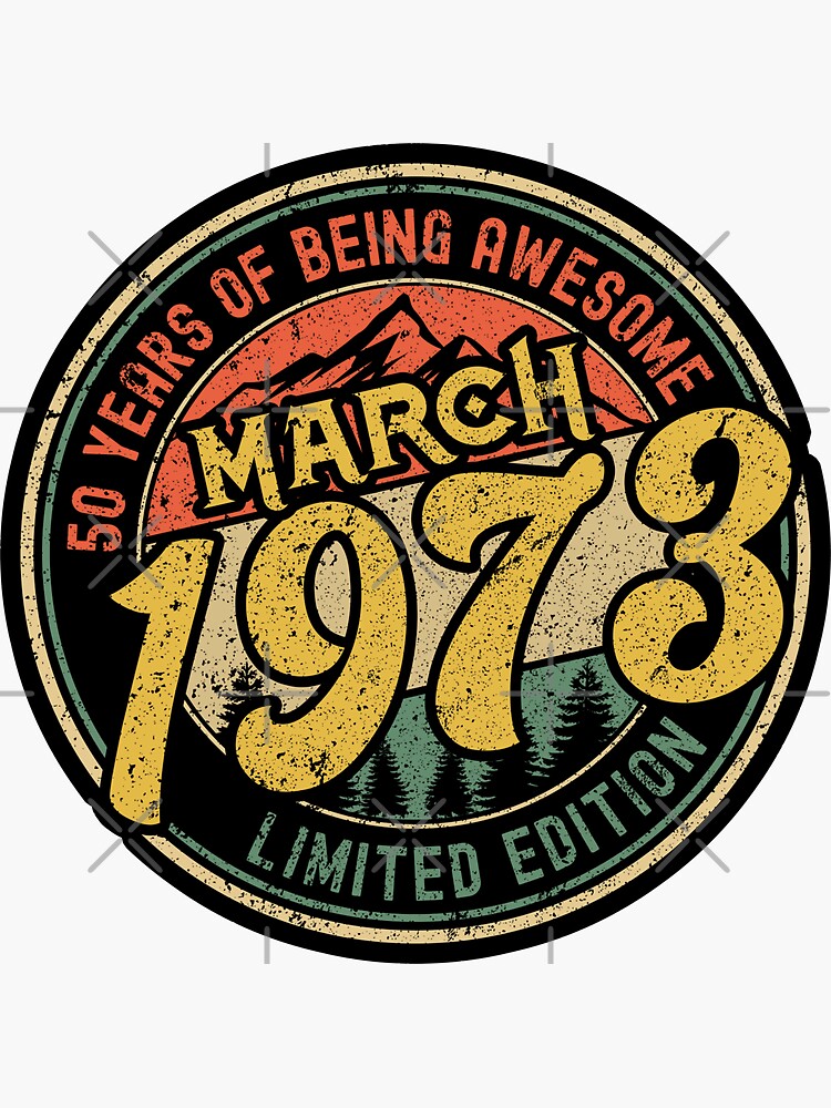 "2023 birthday party - Born in March 1973 - 50 years of being awesome ...