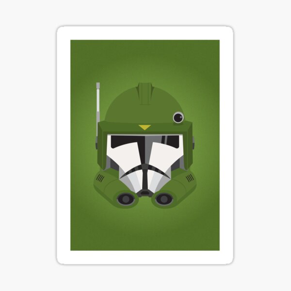"Clone Commander Doom" Sticker for Sale by noise-graphics | Redbubble