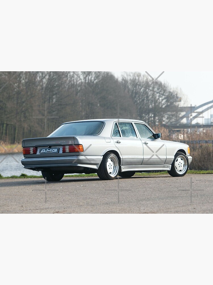 "Mercedes Benz AMG W126 560 SEL" Sticker for Sale by lewismate | Redbubble