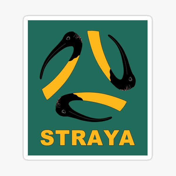 "Straya Soccer Bin Chicken" Sticker for Sale by BinChickenBaby | Redbubble