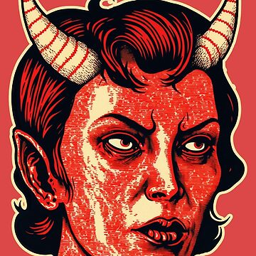 "Devil satan Vintage Retro" Sticker for Sale by AlvaroMeurer | Redbubble