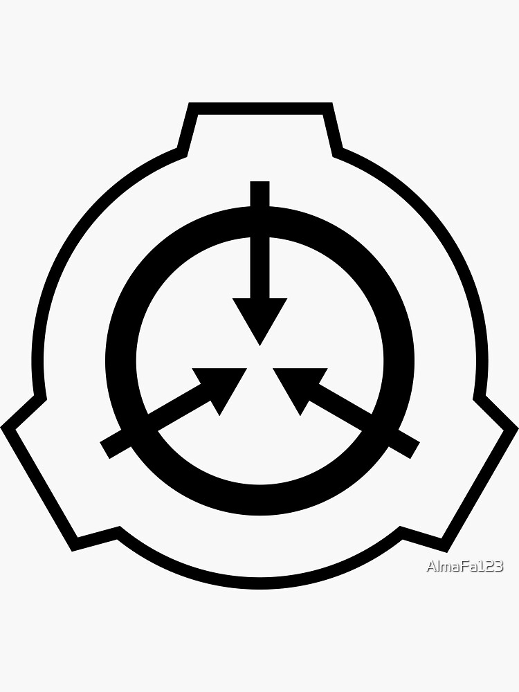 "SCP logo" Sticker for Sale by AlmaFa123 | Redbubble
