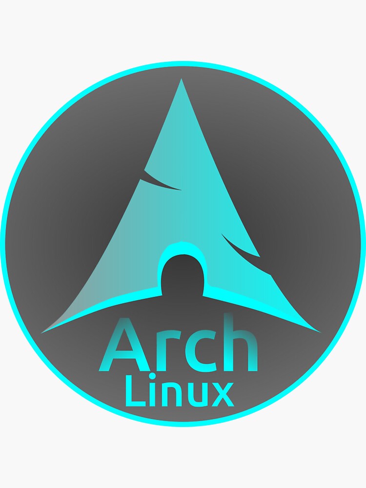 "Interesting Archlinux Design" Sticker for Sale by demnatyi | Redbubble