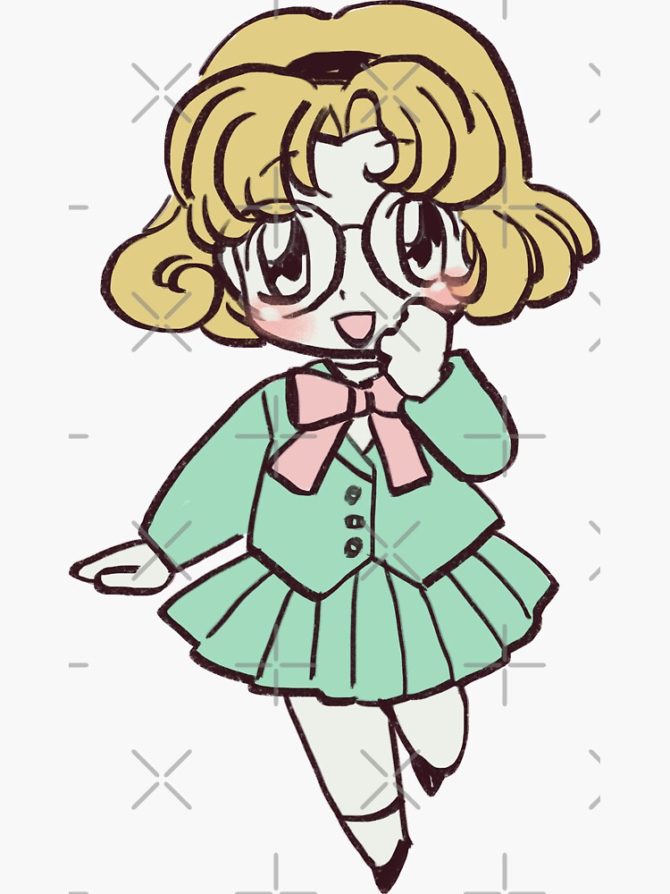 "I draw chibi Fuu Hououji / magic knight rayearth" Sticker for Sale by ...