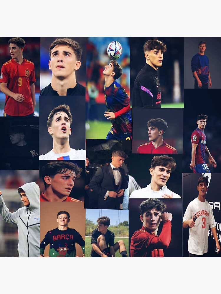 Pegatina «mejor portada de pablo gavi» de ZAAAP | Redbubble