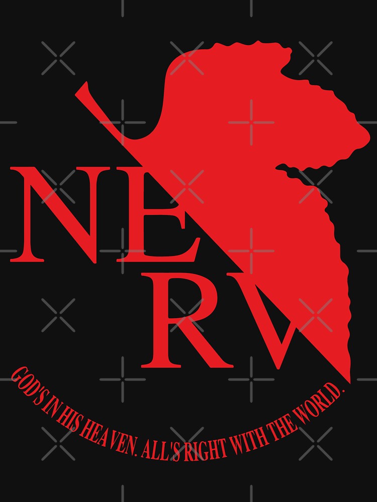 "NERV - Neon Genesis Evangelion" T-shirt for Sale by Nikowesc ...