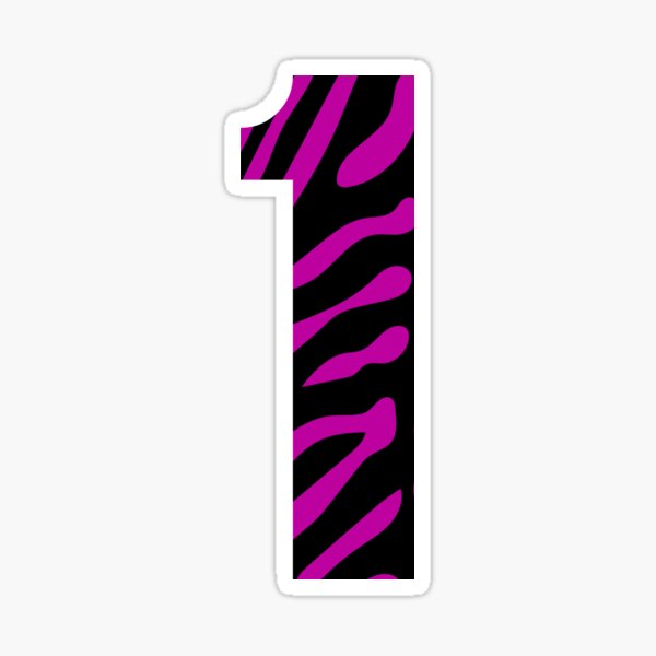 "Purple zebra pattern number 1" Sticker for Sale by JMKM-Designs ...
