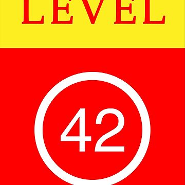 "Level 42" Poster for Sale by simonreich | Redbubble