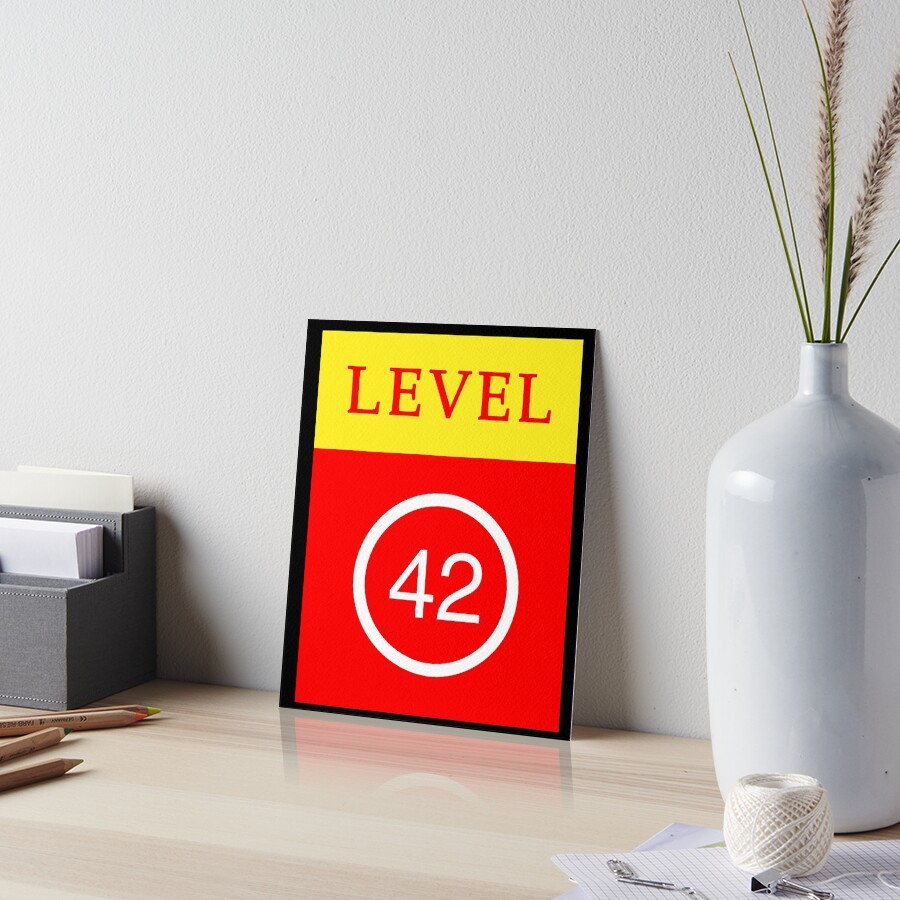 "Level 42" Poster for Sale by simonreich | Redbubble