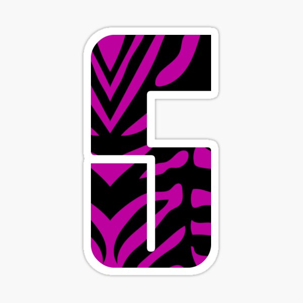 "Purple zebra pattern number 5" Sticker for Sale by JMKM-Designs ...