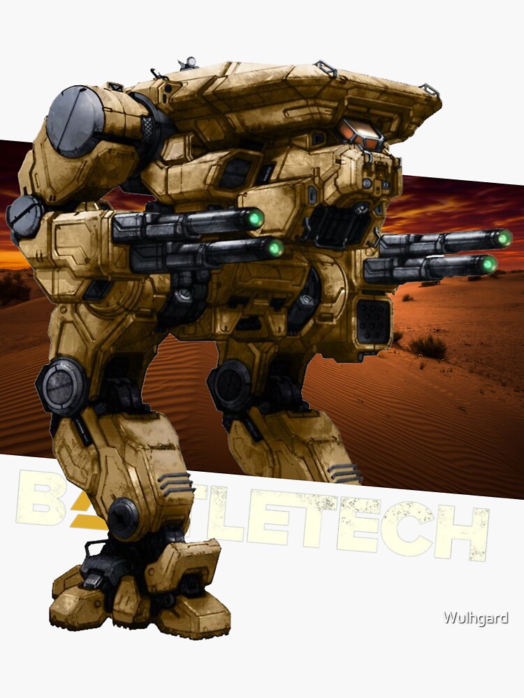 "Mechwarrior Battletech. MWO. All Systems Nominal. Popout 3D Design V12" Sticker for Sale by ...