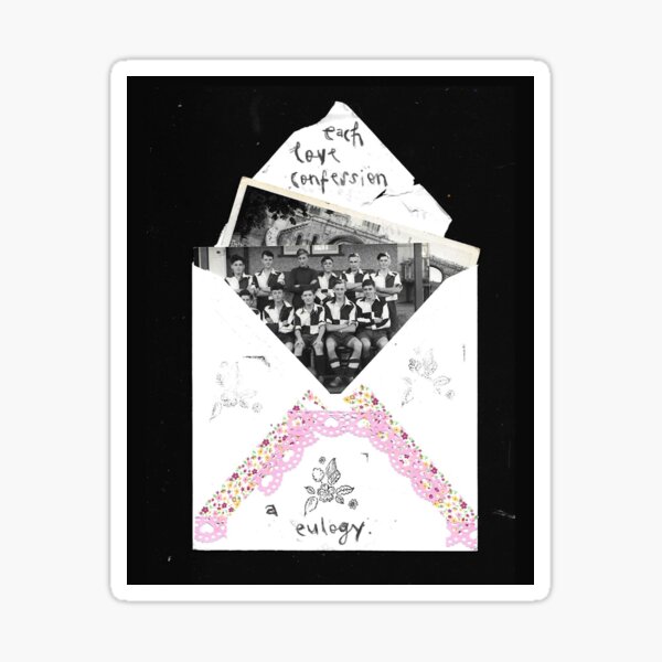 "Each love confession" Sticker for Sale by ge-dichtend | Redbubble
