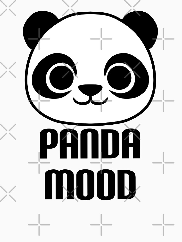 "Panda Mood : Cute Panda Illustration" T-shirt for Sale by ...